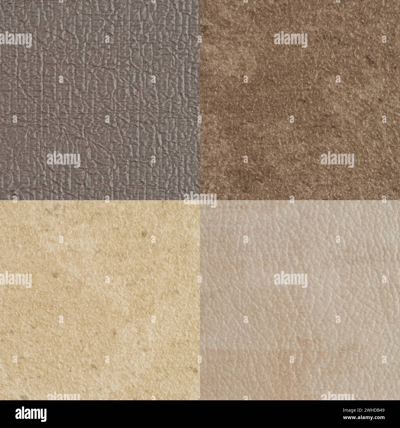 Set of brown vinyl samples Stock Photo - Alamy