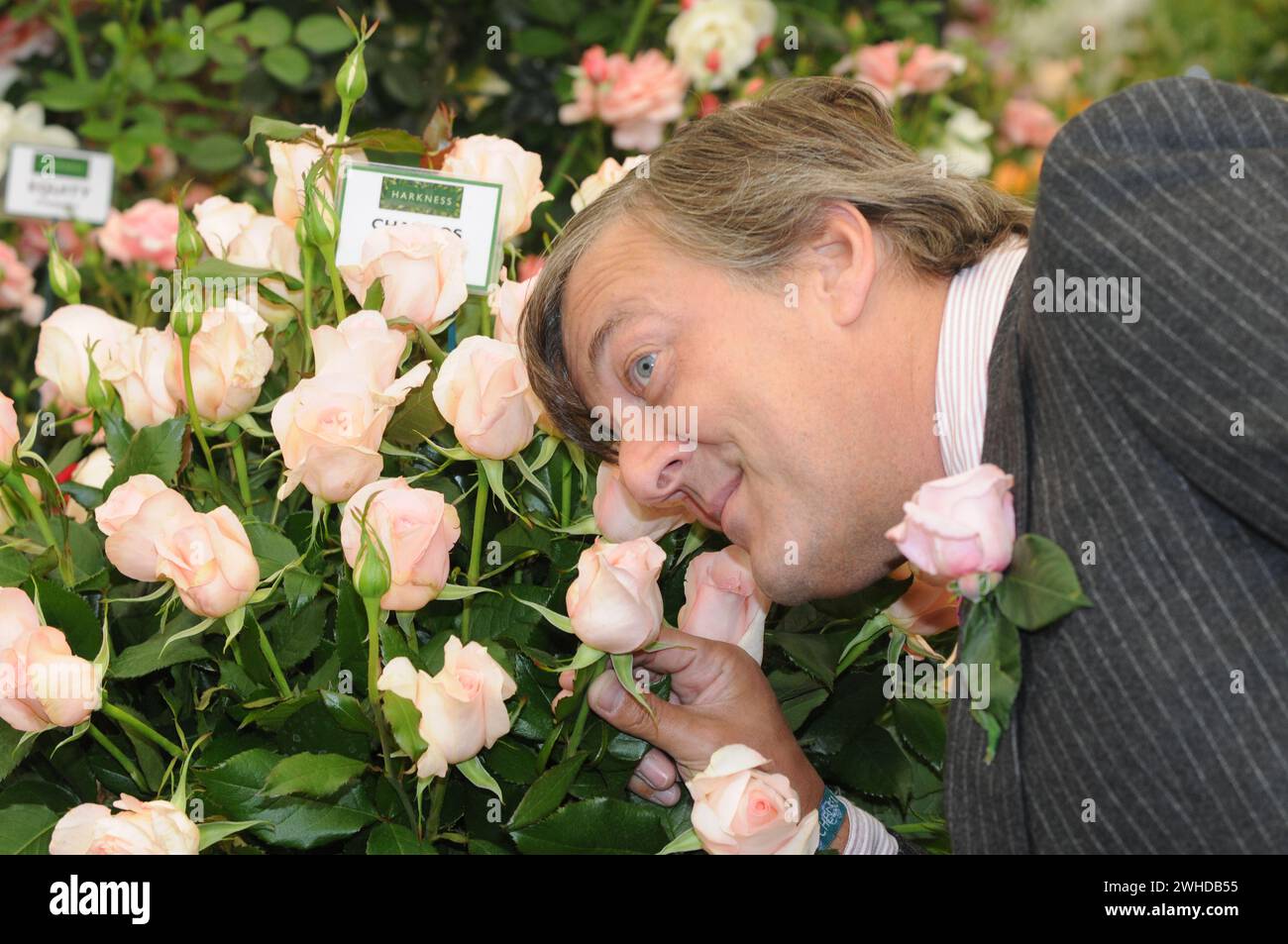Stephen Fry, RHS Chelsea Flower Show, London, UK Stock Photo - Alamy