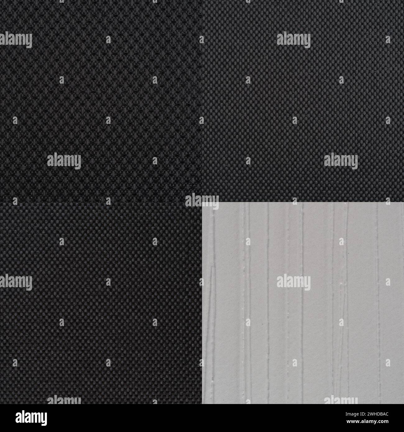 Set of grey vinyl samples Stock Photo - Alamy