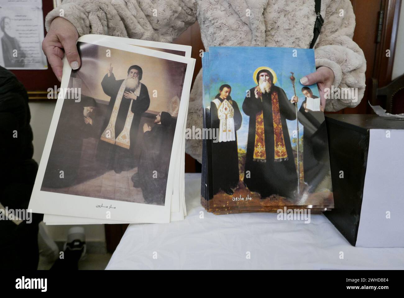 Beirut lebanon st maroun maronites catholic christian bechara b hi-res ...