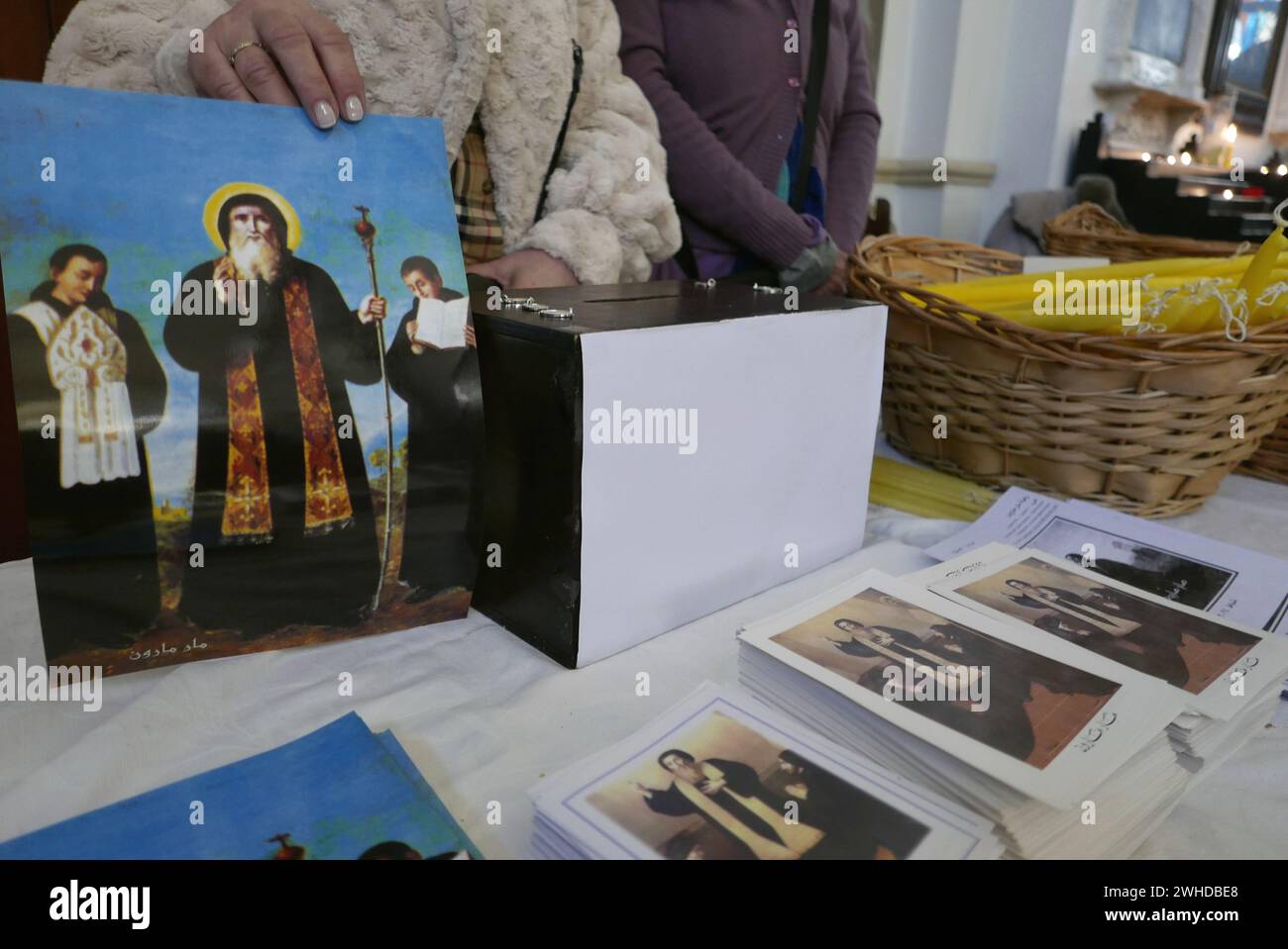 Beirut lebanon st maroun maronites catholic christian bechara b hi-res ...