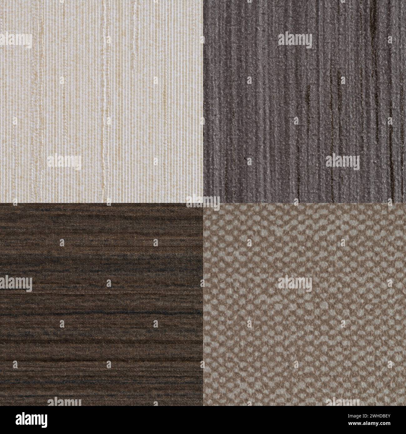 Set of brown vinyl samples Stock Photo - Alamy