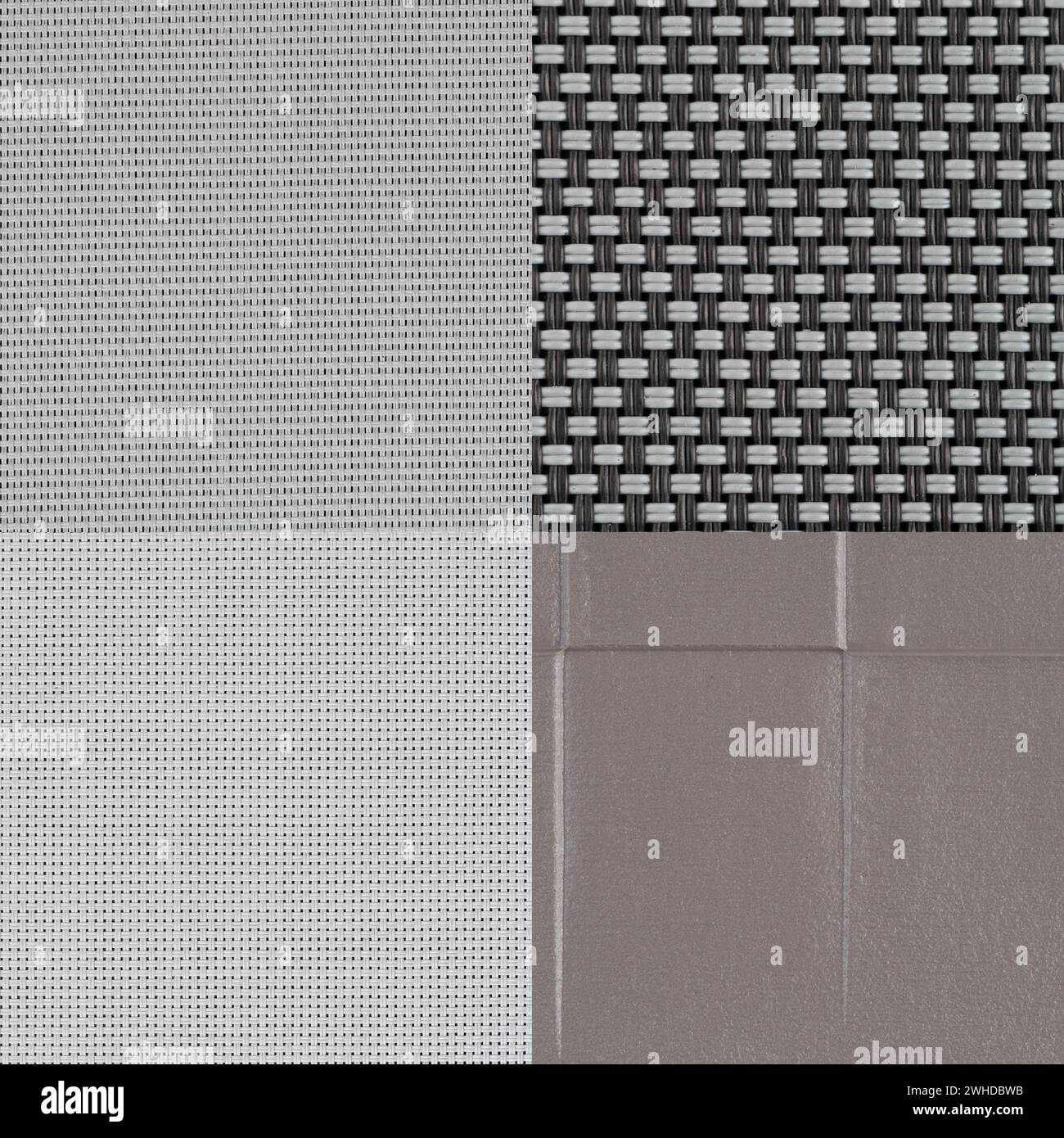 Set of grey vinyl samples Stock Photo - Alamy
