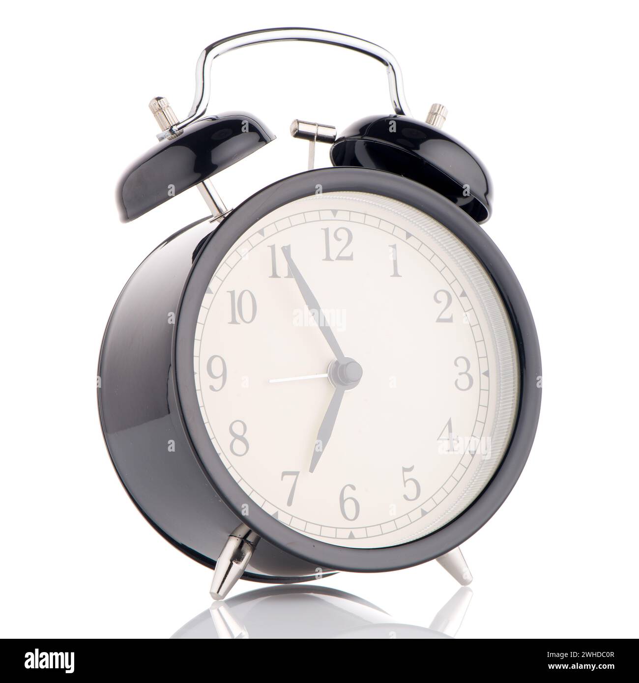 Old fashioned alarm clock Stock Photo - Alamy