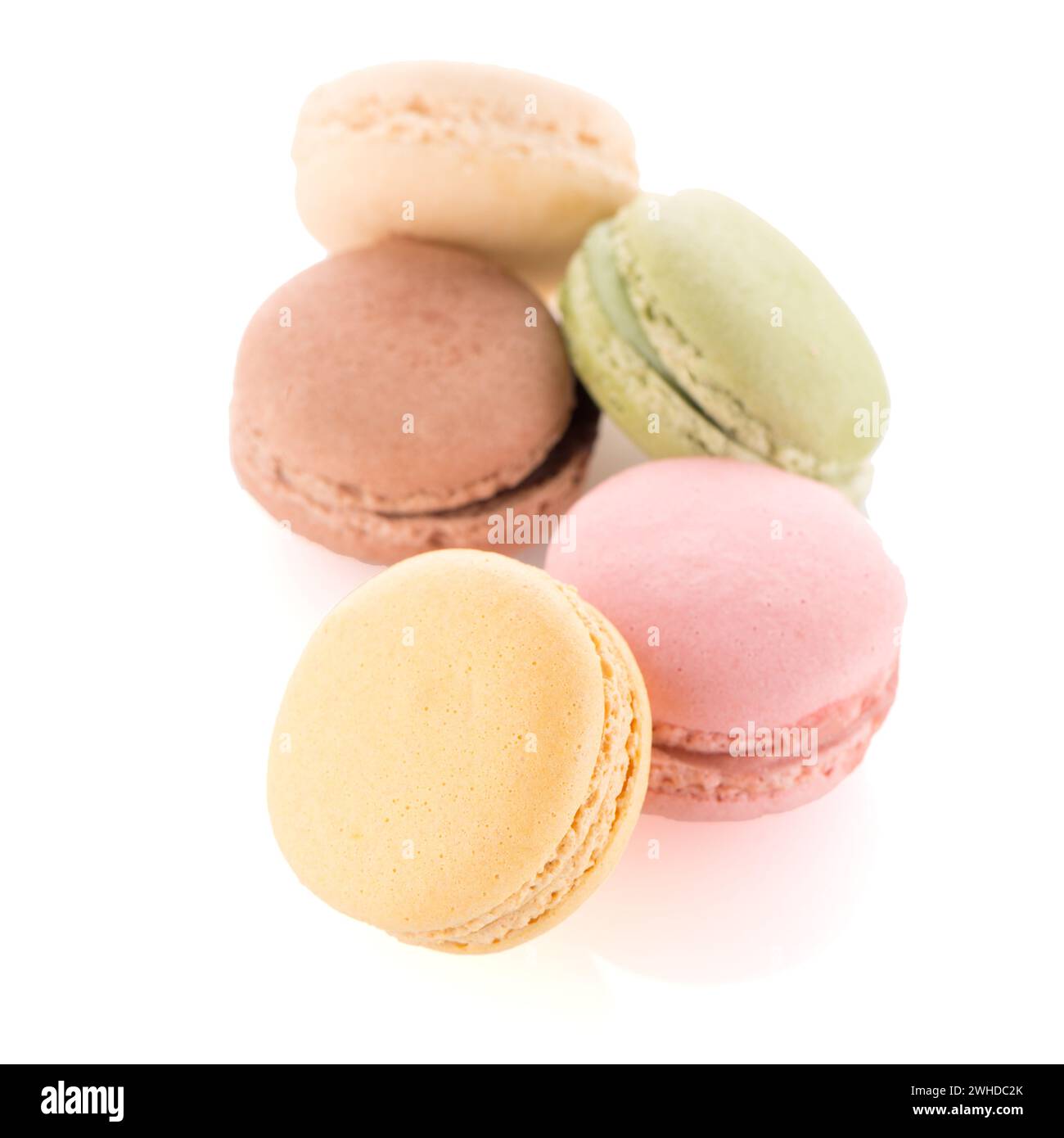 Colorful French Macarons Stock Photo - Alamy