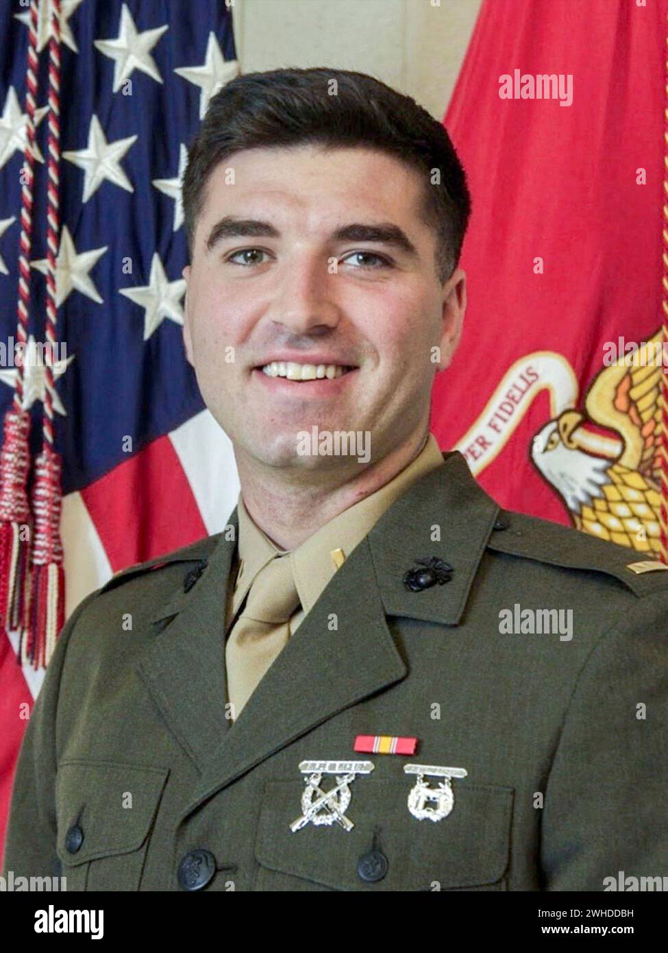 This photo provided by the Marines Corps., shows Capt. Jack Casey. The Marine Corps has released ...