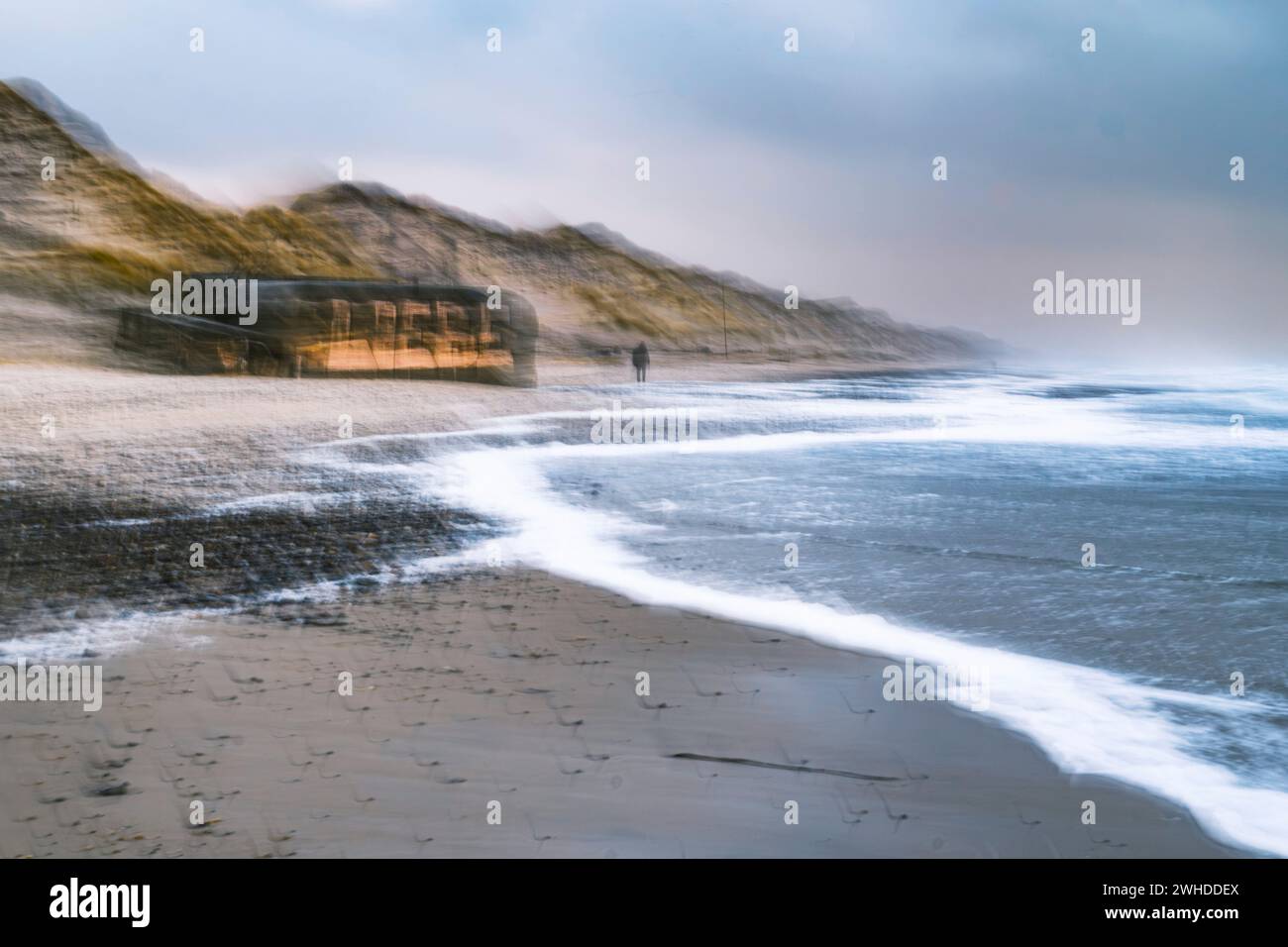 Danish west coast with bunker system hi-res stock photography and ...
