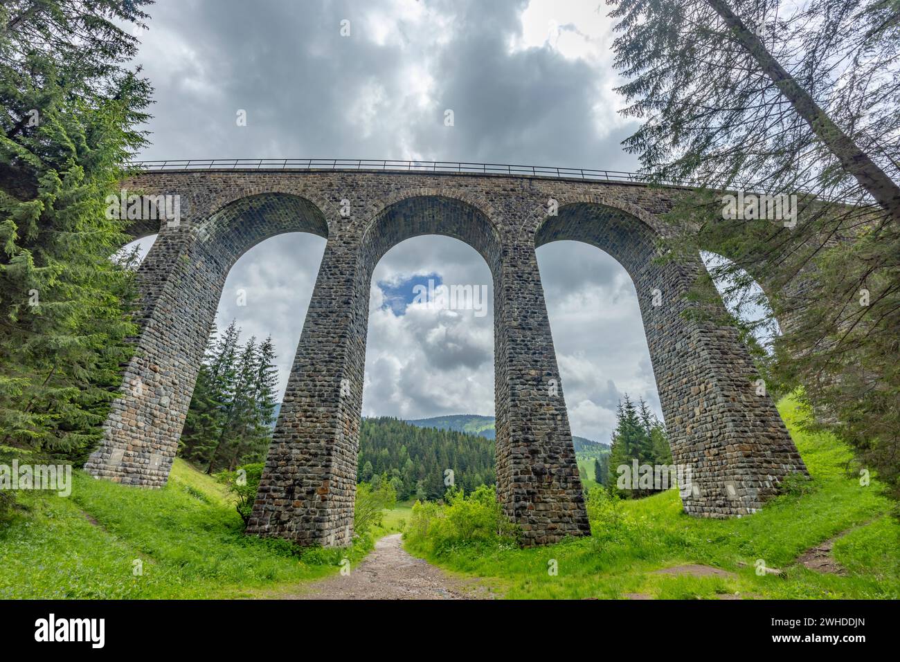 Railway viaduct near telgart hi-res stock photography and images - Alamy