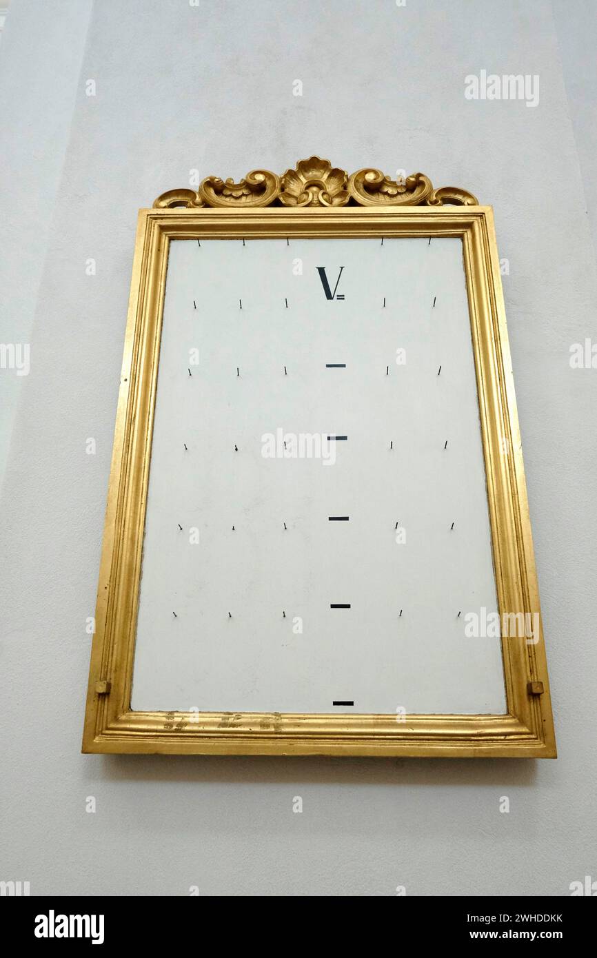 Psalm board with missing numbers hi-res stock photography and images ...