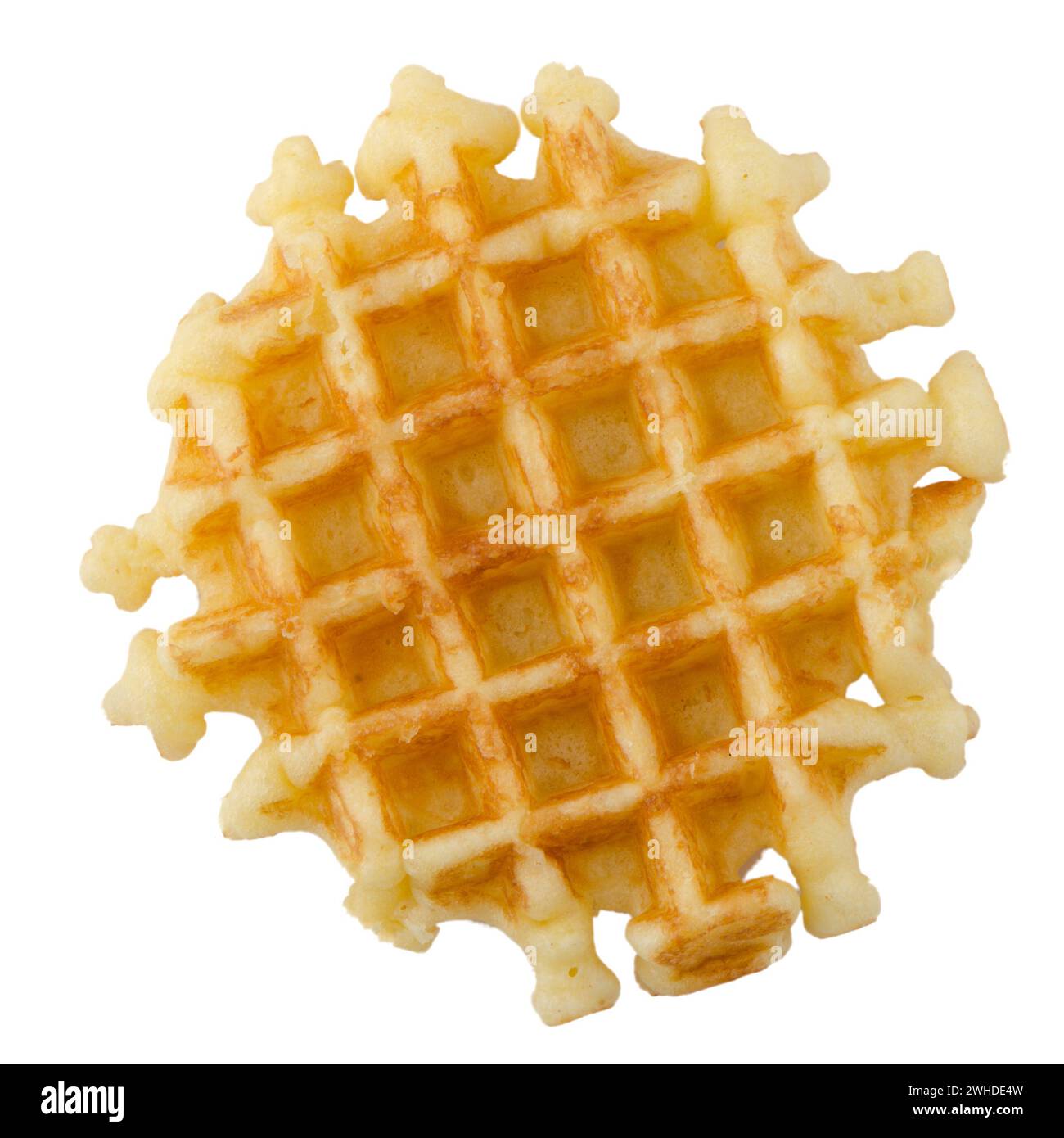 Waffle top view hi-res stock photography and images - Alamy