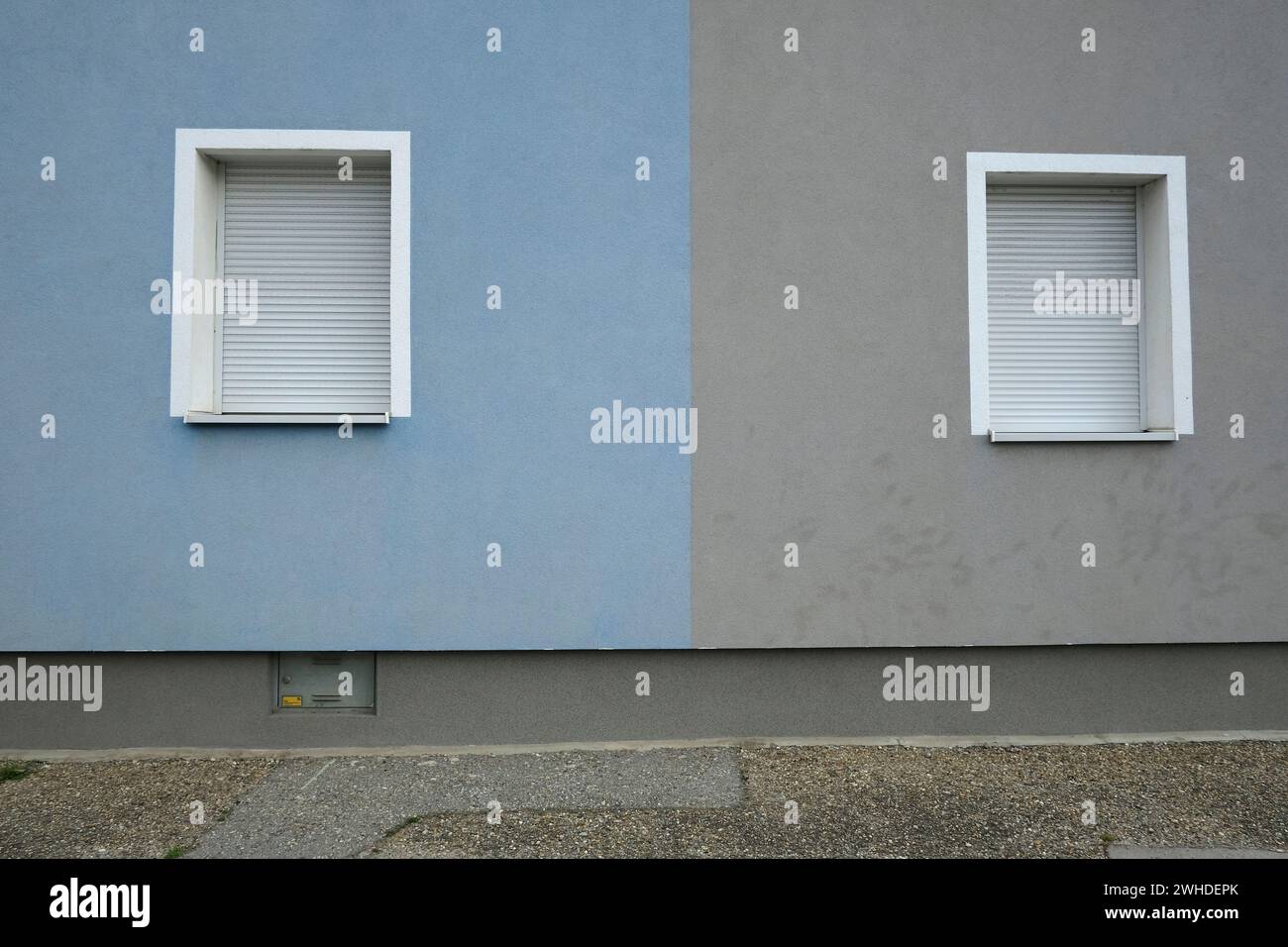 Austria, Deutsch-Wagram, facade, windows Stock Photo - Alamy
