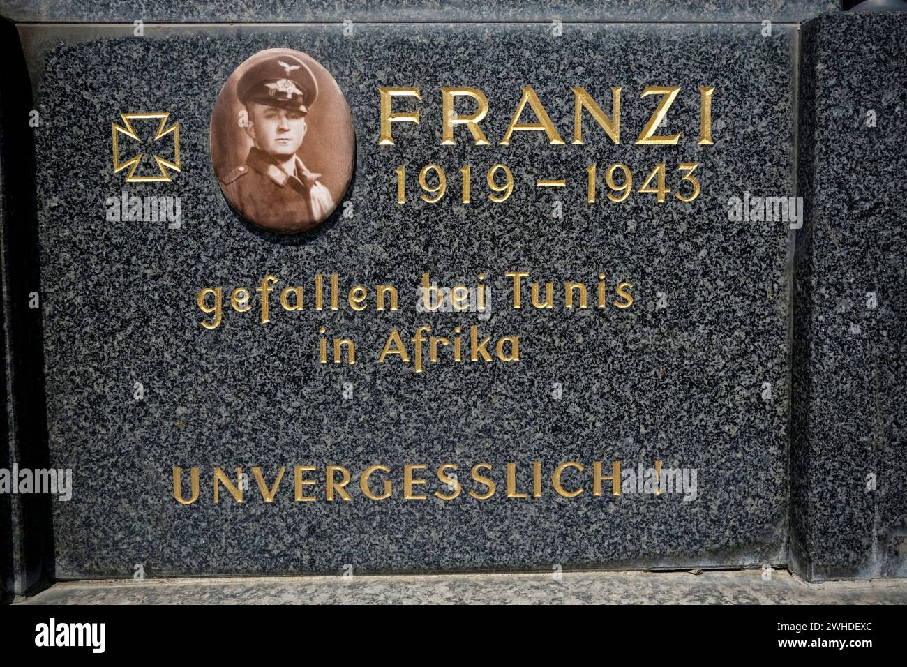 Austria, Deutsch-Wagram, tomb Stock Photo - Alamy