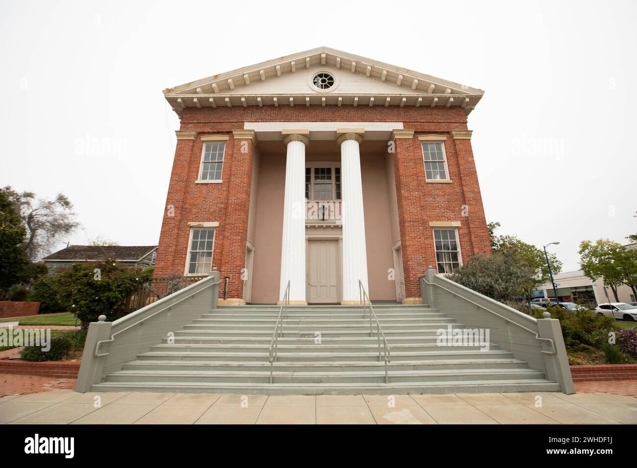 Daytime view of California's third capitol building, built in 1852, in ...