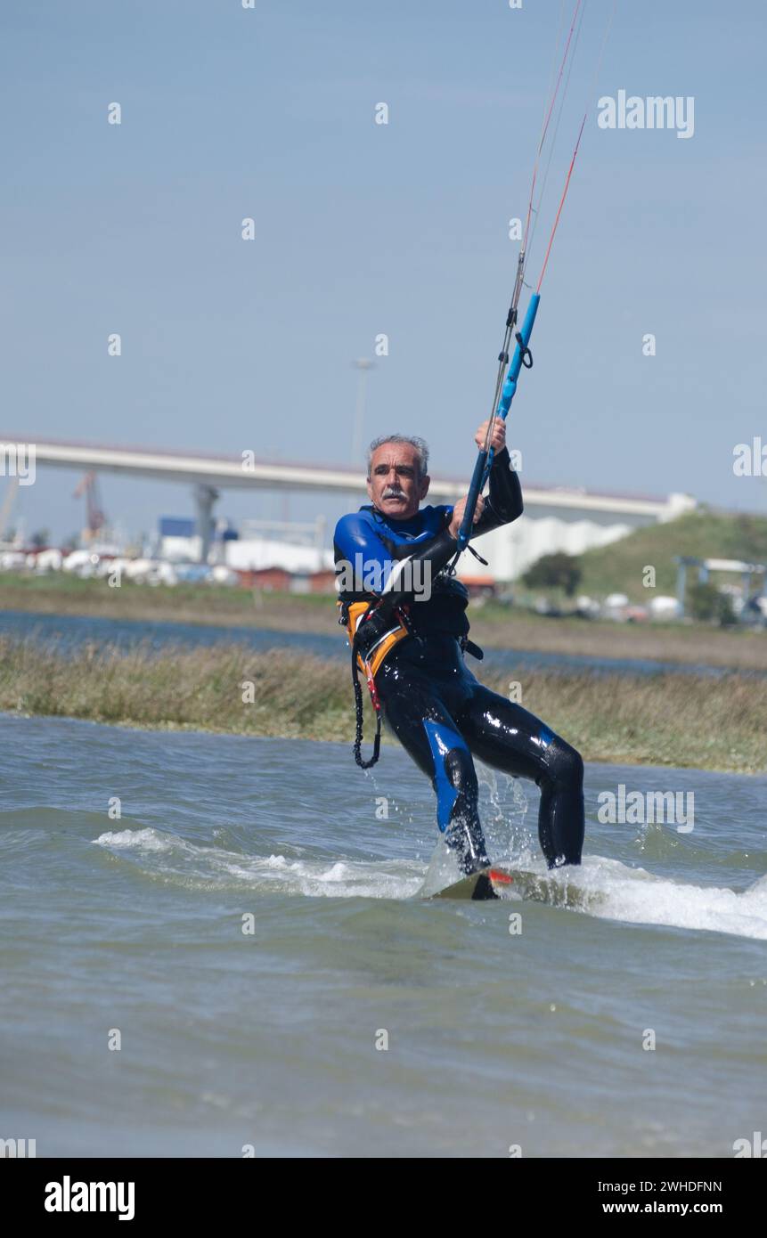 Francisco Costa kitesurfing Stock Photo - Alamy