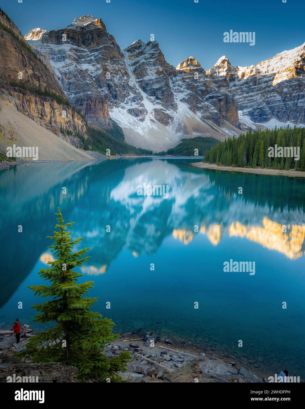 Moraine Lake, Banff National Park, Canada Stock Photo - Alamy