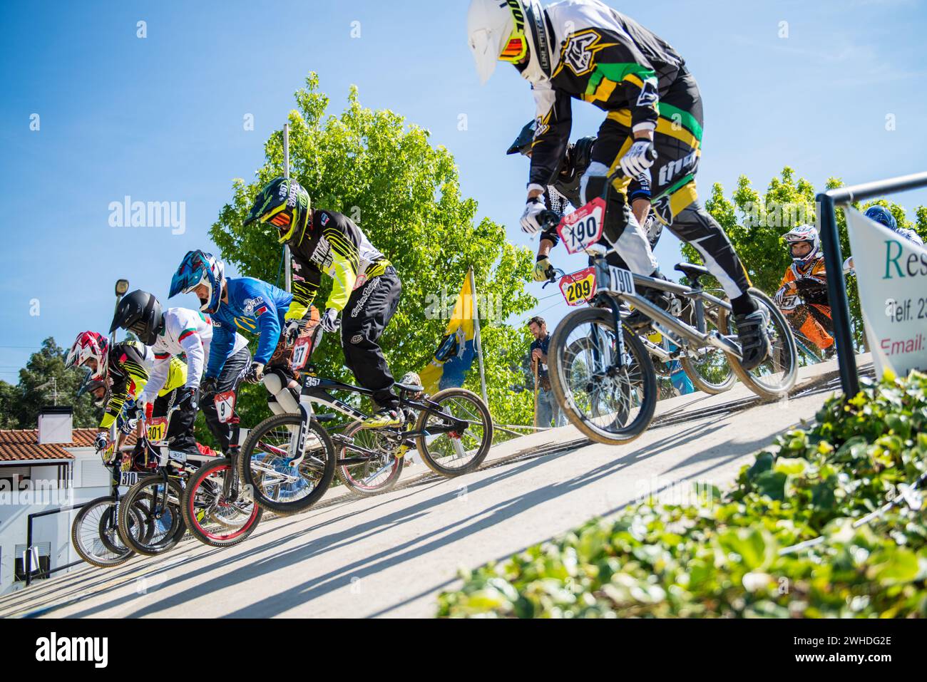 Racing start during trainings Stock Photo - Alamy