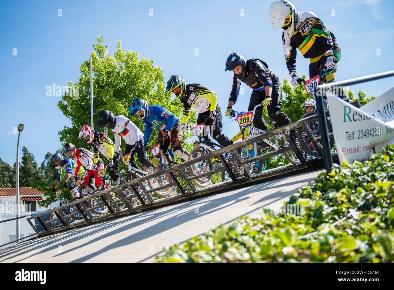 Racing start during trainings Stock Photo - Alamy