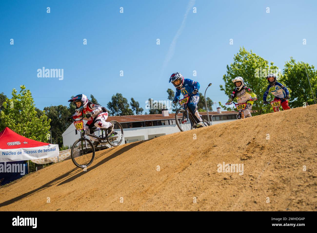 Andre Ribeiro leading the race Stock Photo - Alamy