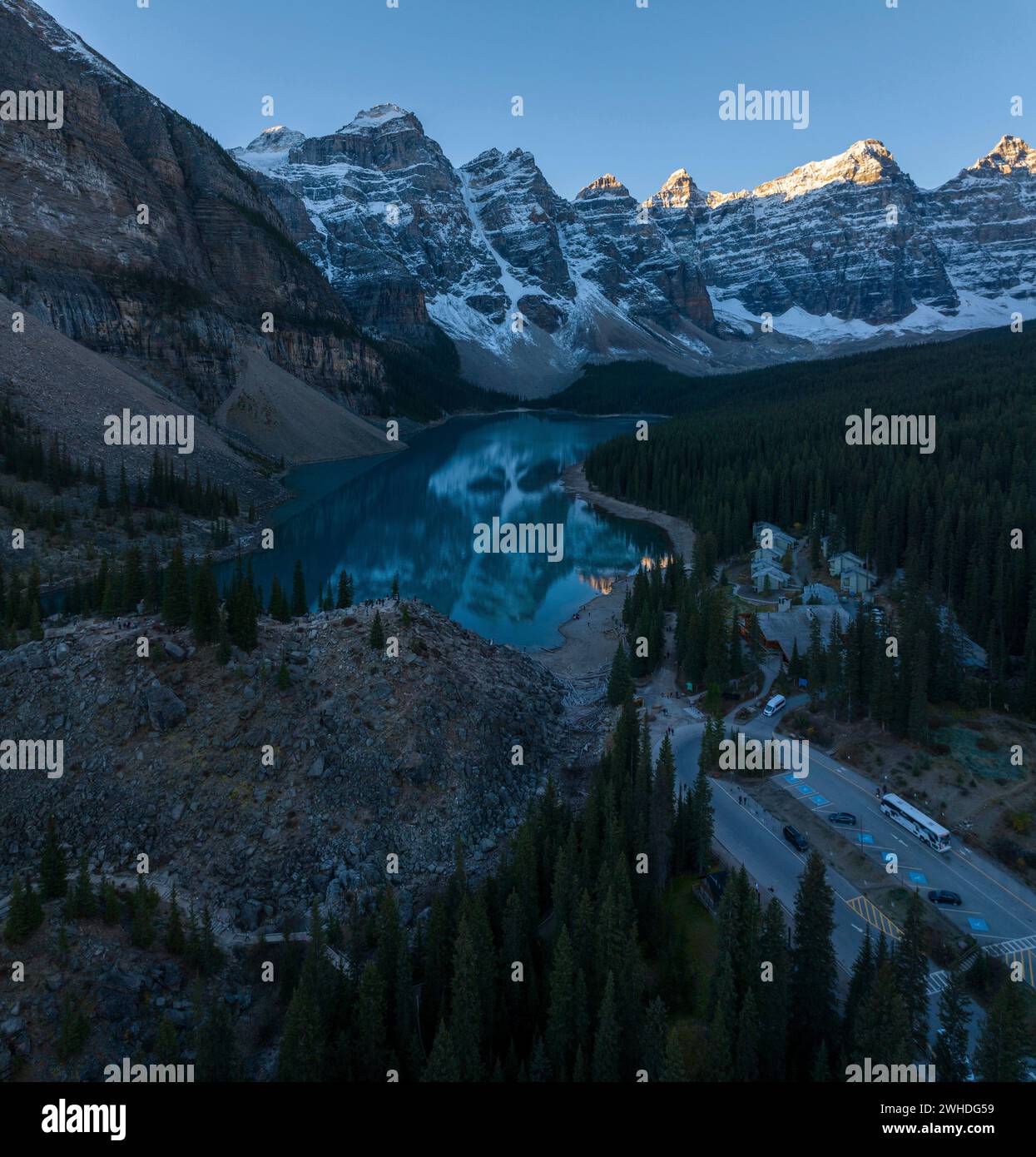 Canada, Banff, Moraine Lake - near Lake Louise Stock Photo - Alamy