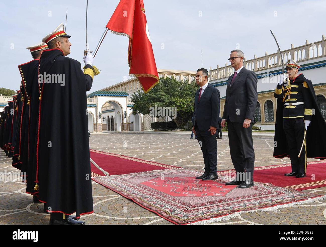 Tunisian President Kais Saied receives the credentials of the new ...