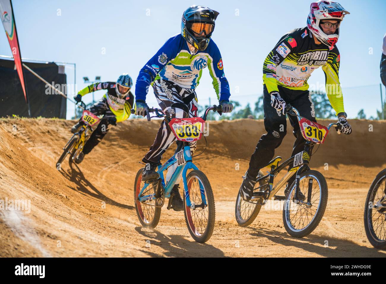 Master riders racing Stock Photo - Alamy