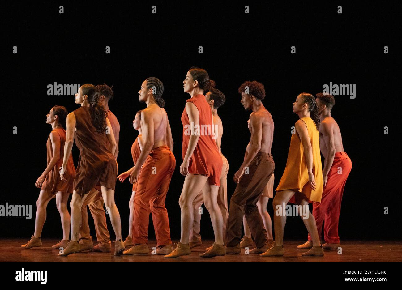 Sadlers Wells, London, UK. 9th Feb, 2024. Dress rehearsal of Agora by ...