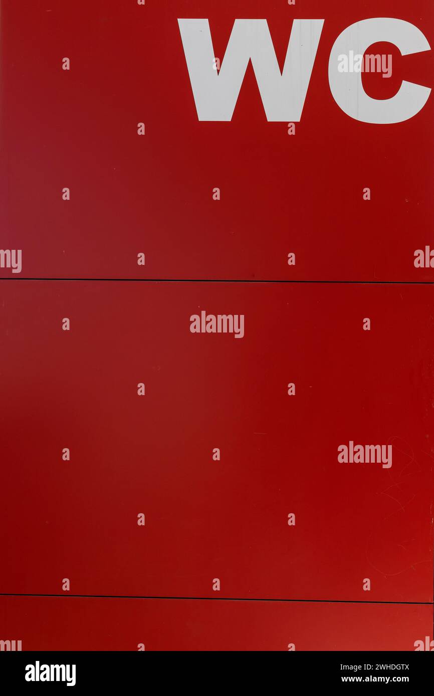 Toilet sign germany hi-res stock photography and images - Alamy