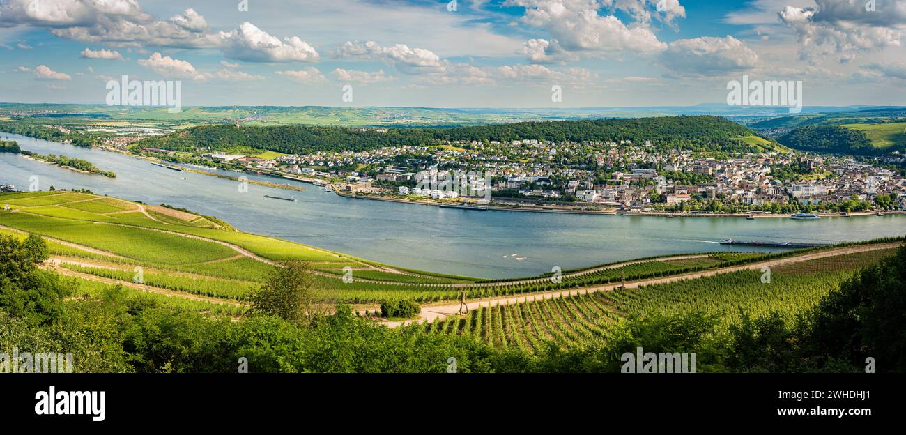 Bingen, Binger Loch, Bingerbrück, Middle Rhine, Nahe, Nahe estuary, Niederwald, Rhine, Rhine ...