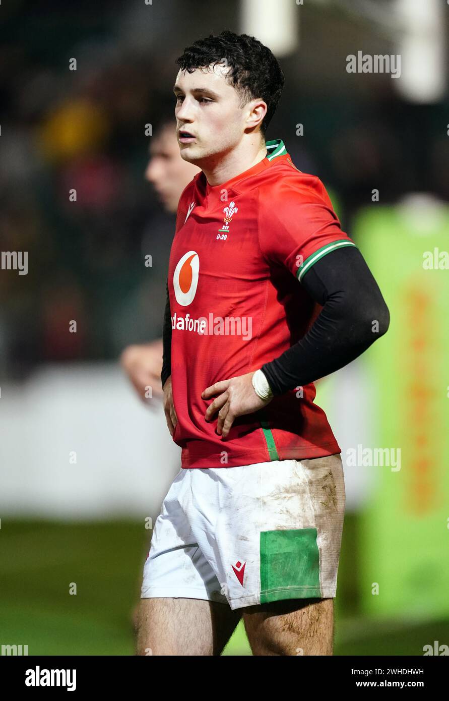 Wales' Harri Wilde during the U20's Six Nations match at The Recreation ...
