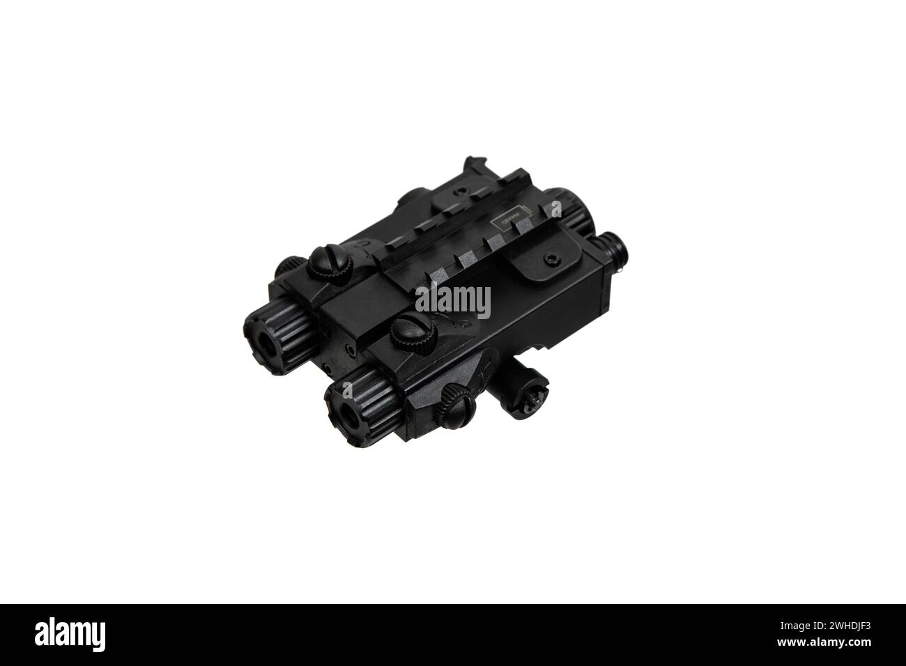 Modern laser sight. Infrared laser target designator. An additional ...