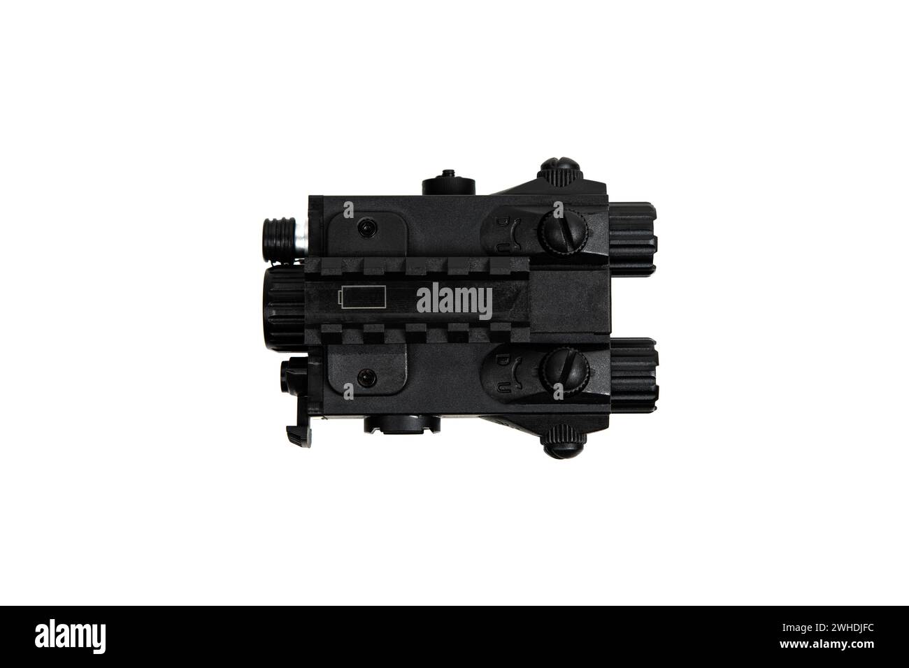 Modern laser sight. Infrared laser target designator. An additional ...