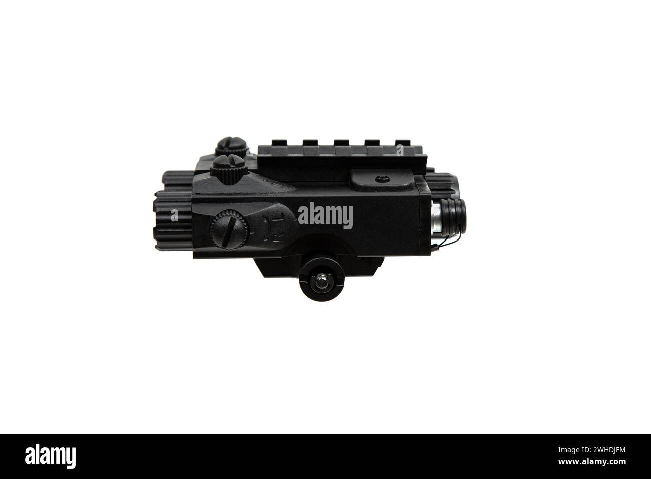 Modern laser sight. Infrared laser target designator. An additional ...