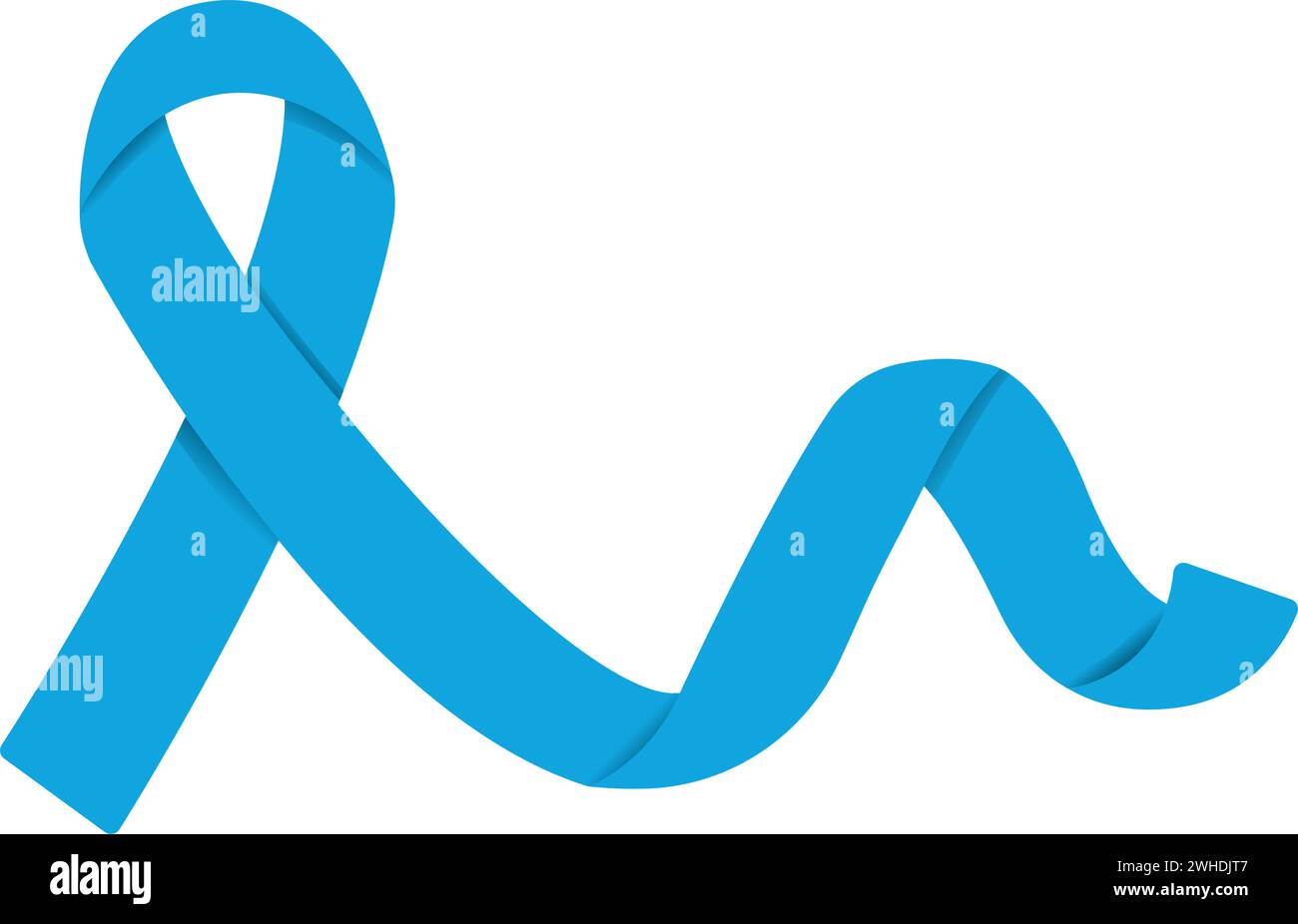 Isolated prostate cancer awareness ribbon Vector Stock Vector Image ...