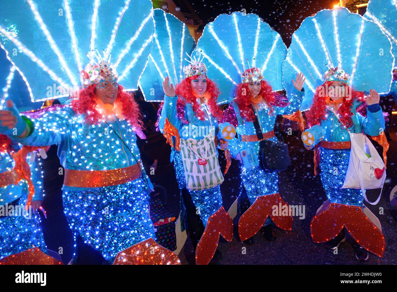 Mechernich, Germany. 09th Feb, 2024. Participants dressed up as ...