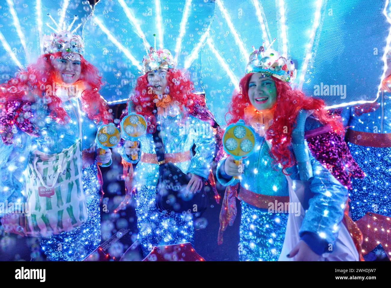 Mechernich, Germany. 09th Feb, 2024. Participants dressed up as ...