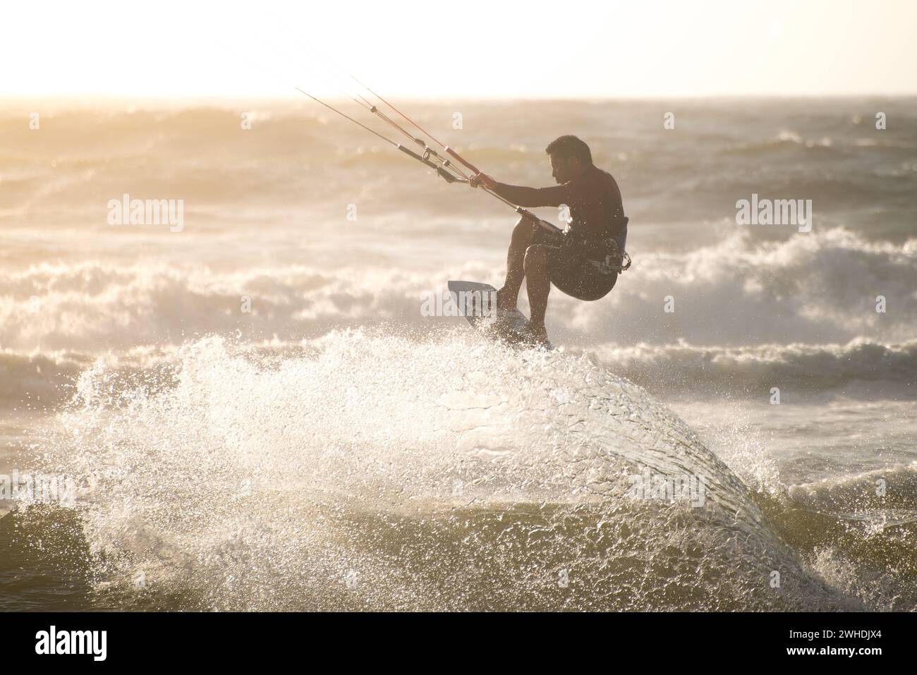 Caucasian man kitesurfer athlete hi-res stock photography and images ...