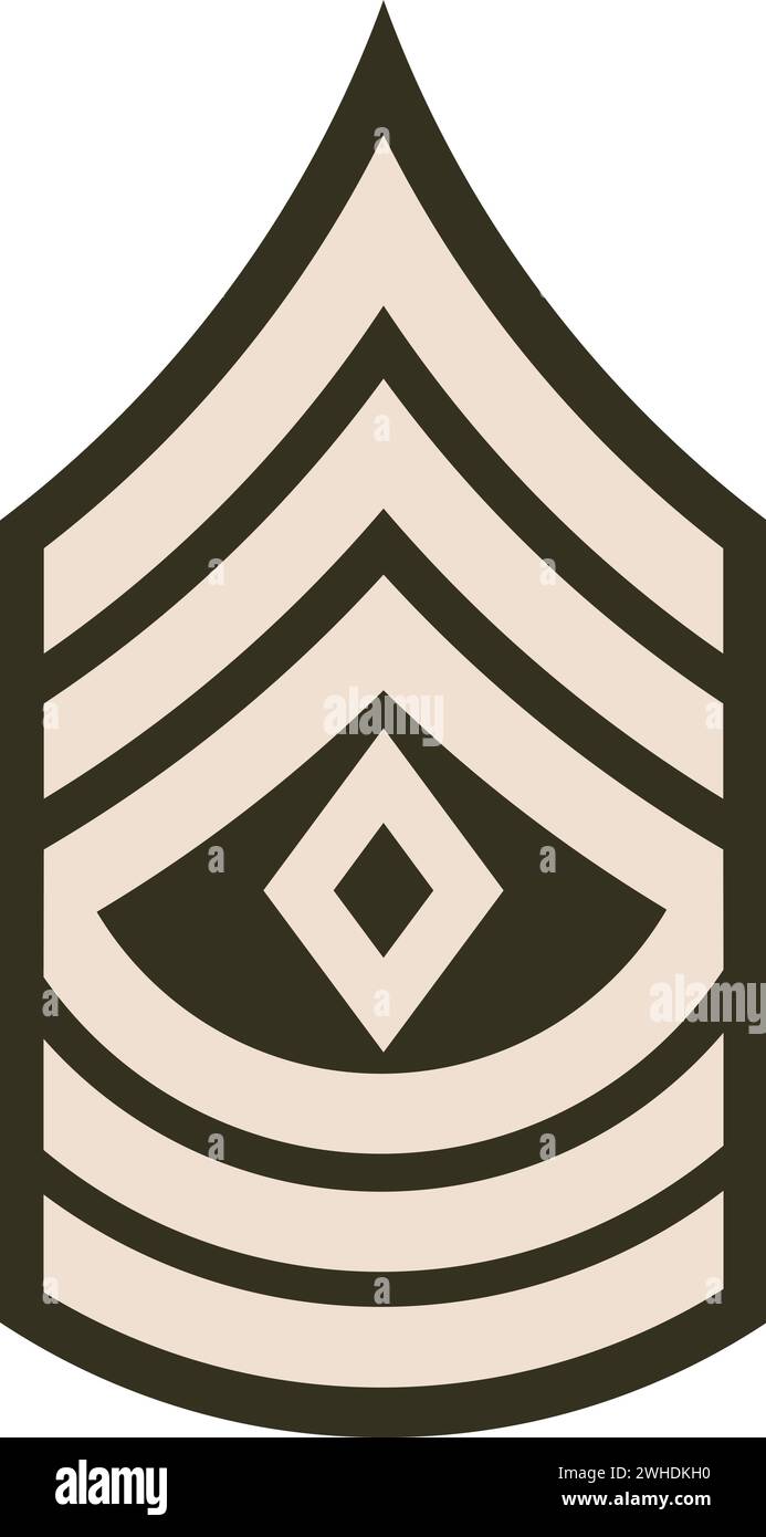 Shoulder pad military enlisted rank insignia of the USA Army FIRST ...