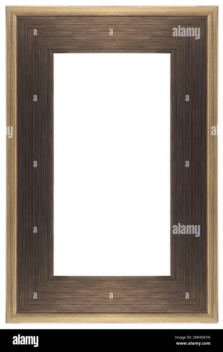 Wooden picture frame Stock Photo - Alamy