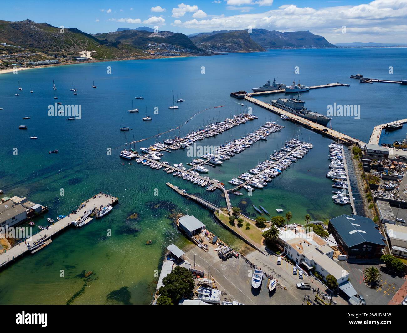 Simon's Town Harbour, Simon's Bay, Cape Town, South Africa Stock Photo - Alamy