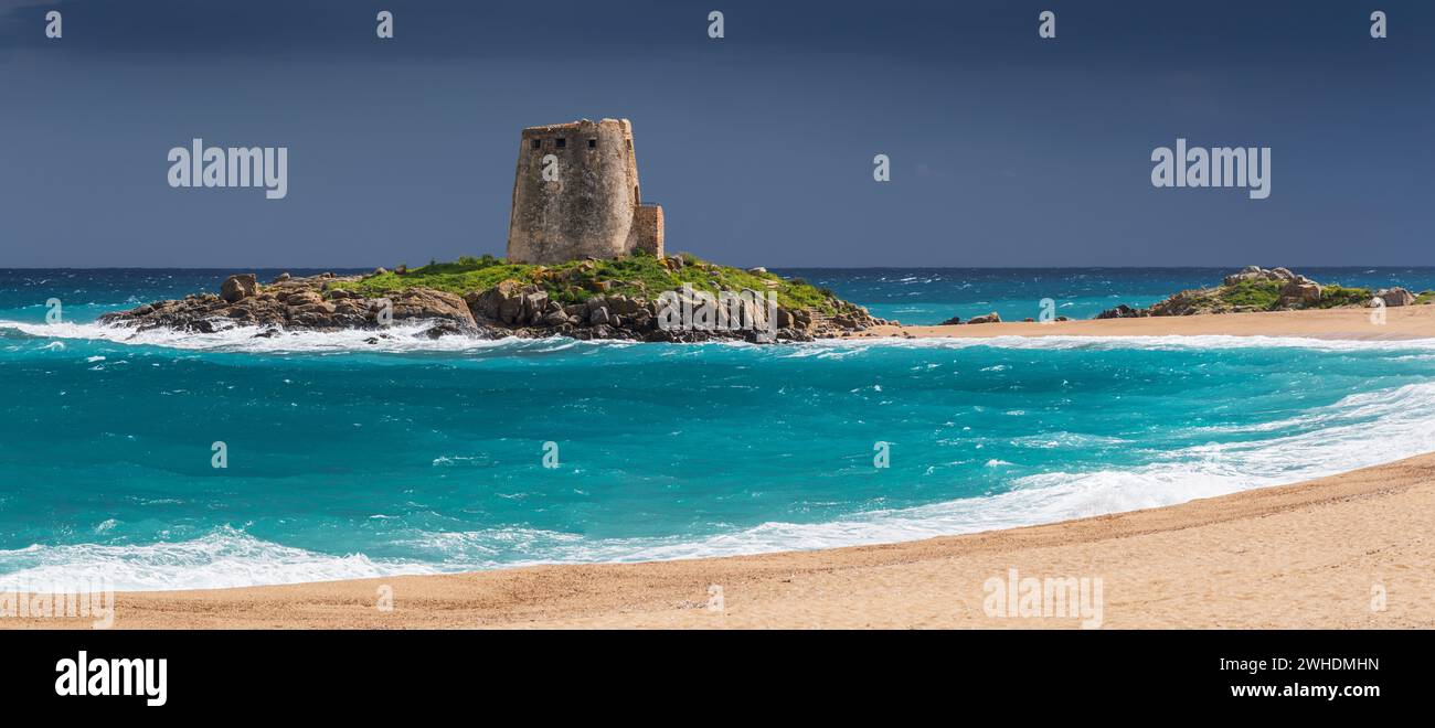 Torre di Bari, Bari Sardo, Sardinia, Italy Stock Photo - Alamy