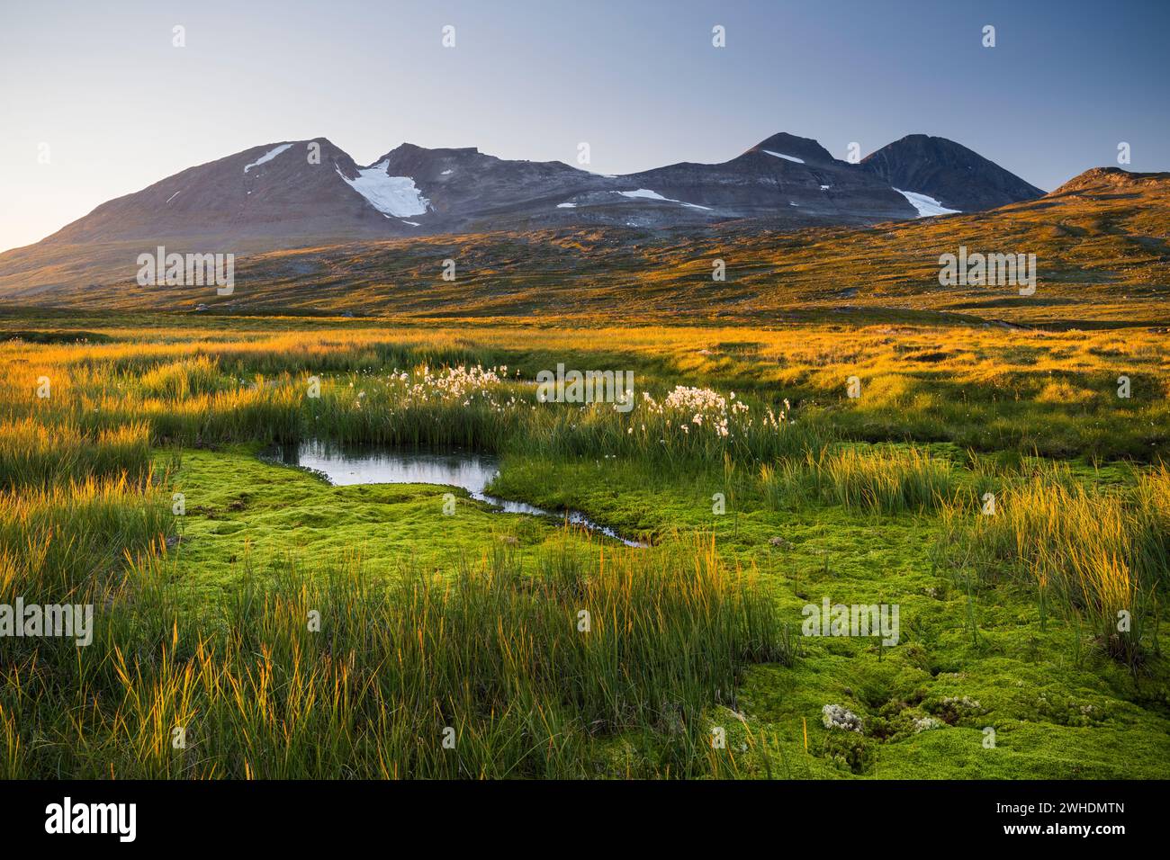 Akka mountain massif, Sarek National Park, Lapland, Sweden, Europe ...