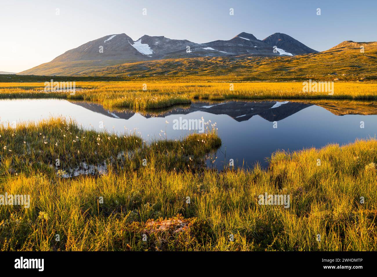 Akka mountain massif, Sarek National Park, Lapland, Sweden, Europe ...