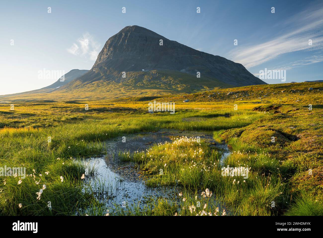 Mount Nijak, Sarek National Park, Lapland, Sweden, Europe Stock Photo ...