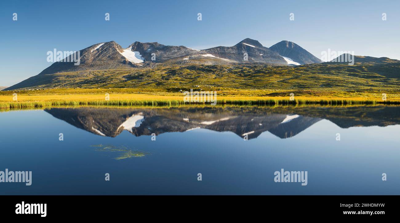 Akka mountain massif, Sarek National Park, Lapland, Sweden, Europe ...
