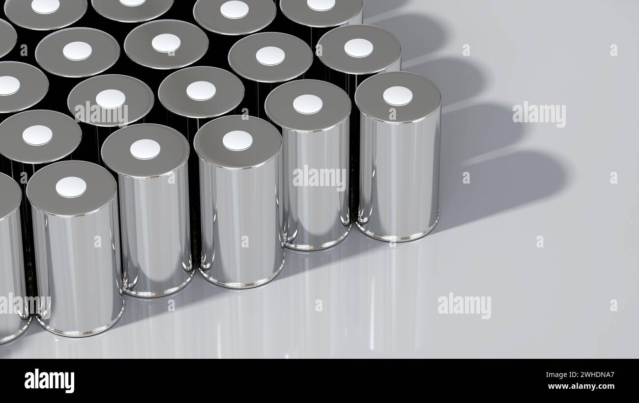 Lithium-ion traction 4680 battery pack, High-capacity accumulator cell ...