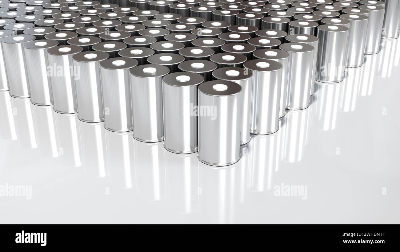 Lithium-ion traction 4680 battery pack, High-capacity accumulator cell ...