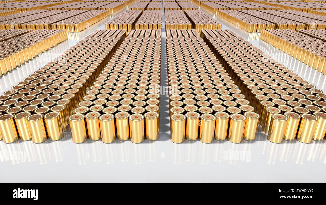 Lithium-ion gold 4680 battery packs, High-capacity accumulator cell ...