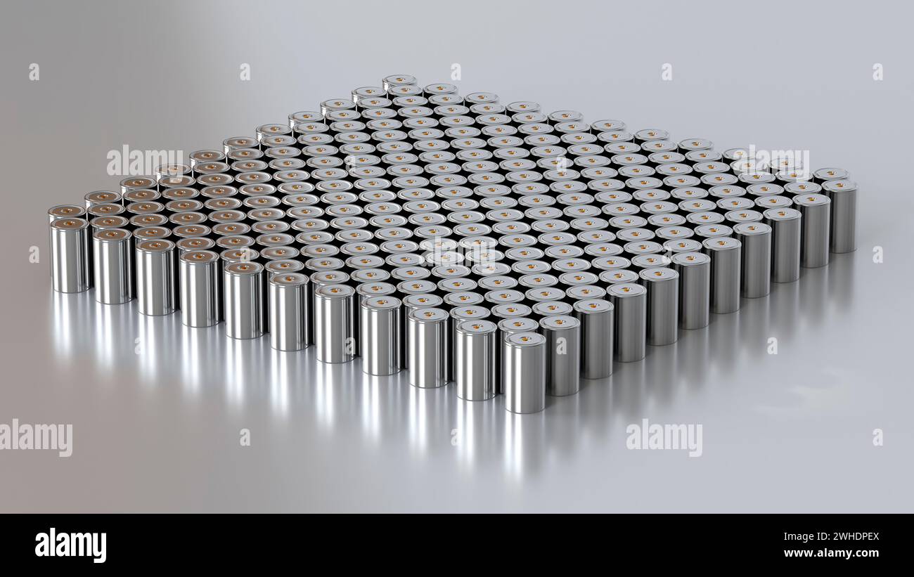 lot lithium traction 4680 accumulator cell Tesla battery modules, mass ...