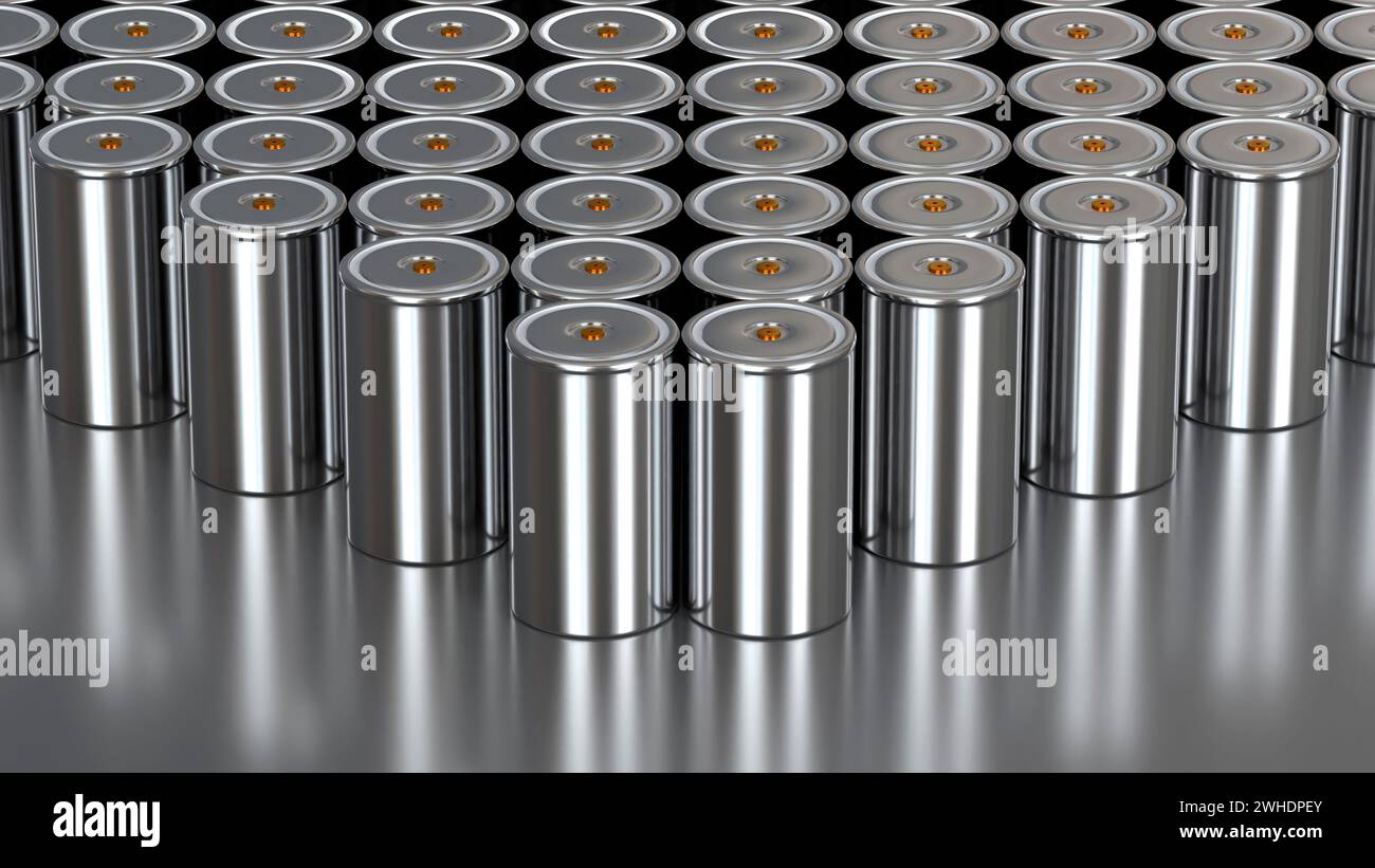 Tesla lithium traction 4680 accumulator cell battery modules, mass ...