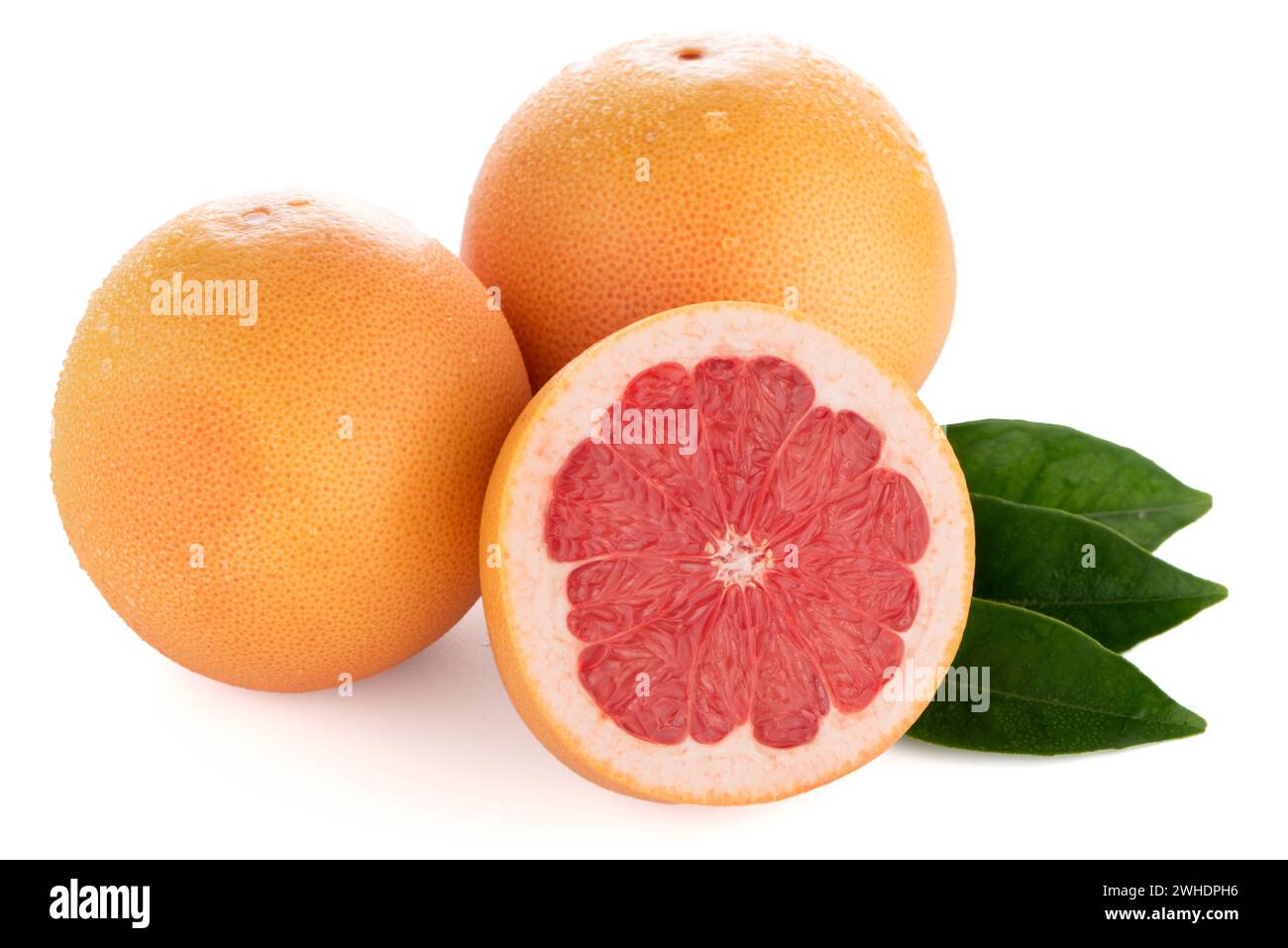 Juicy red grapefruit cut Cut Out Stock Images & Pictures - Alamy